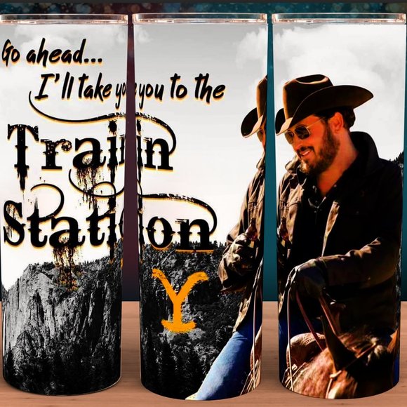 Handmade | Dining | Yellowstone Rip Train Station Country Style Cup Mug ...